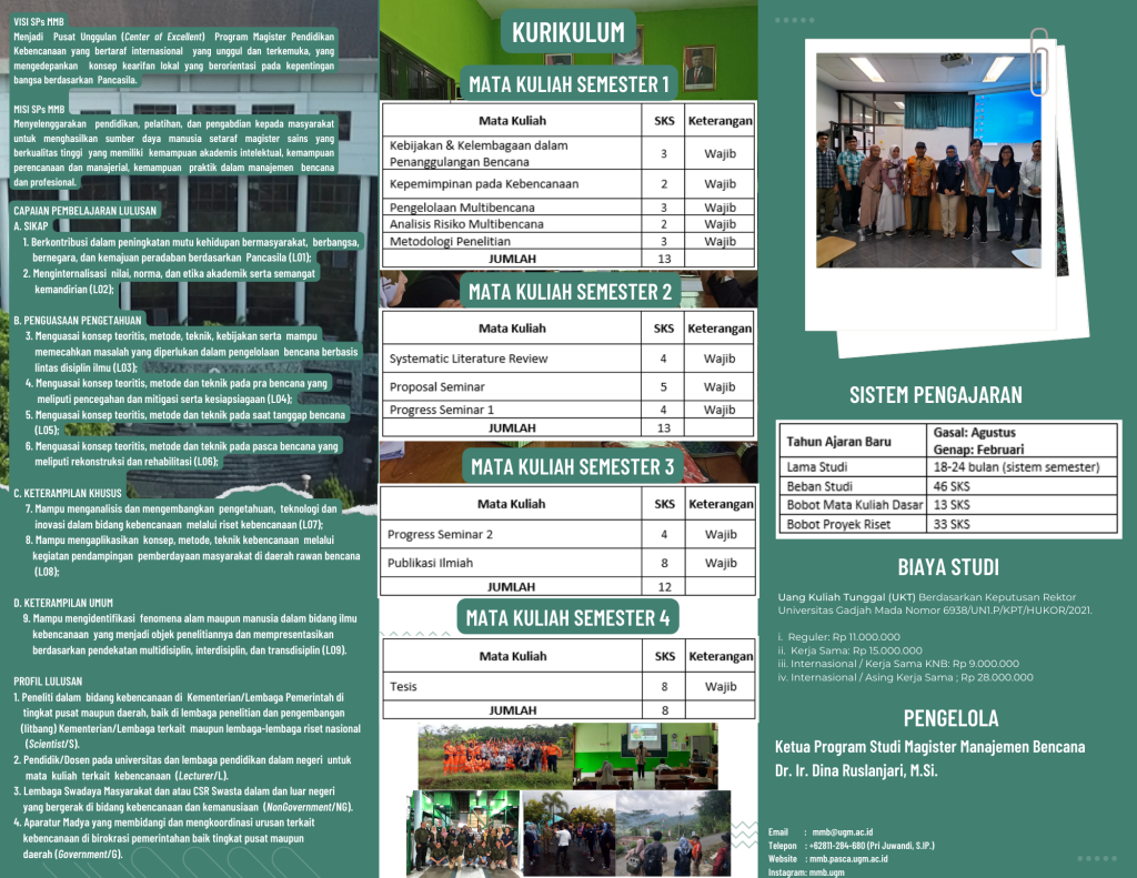 Leaflet MMB By Research 2022 – Program Studi Magister Manajemen Bencana